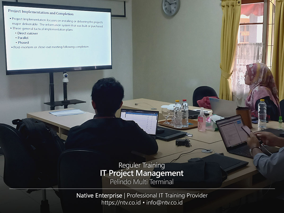 IT Project Management Training bersama Pelindo Multi Terminal